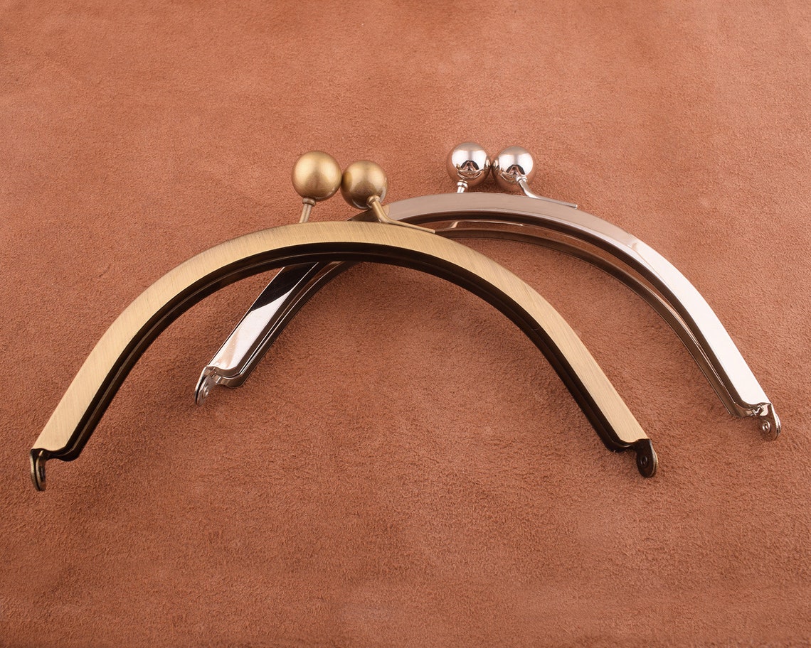 Antique Bronze Retro Purse Frame 17.5*7cm Silver Handbag Purse Frame ...