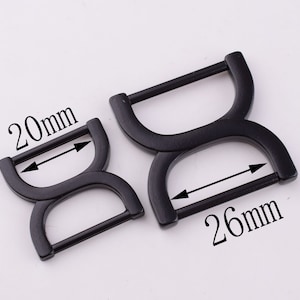 Double D Ring Buckle Connector Ring Bag Strap Ring Backpack Webbing ...