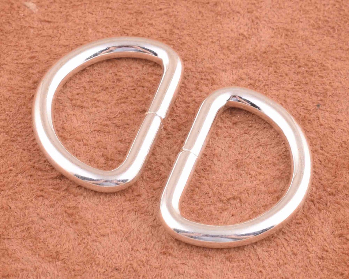 25MM Metal D Ring 1 Inch Metal D Rings Non-welded Silver | Etsy