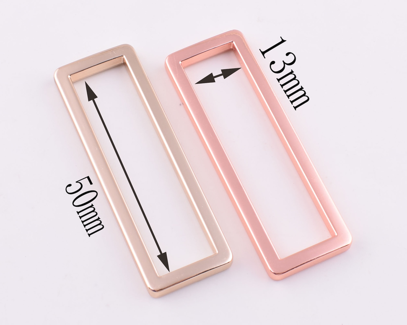 Metal Rectangle Buckle Ring for Bag Belt Loop Strap Heavy Duty ...