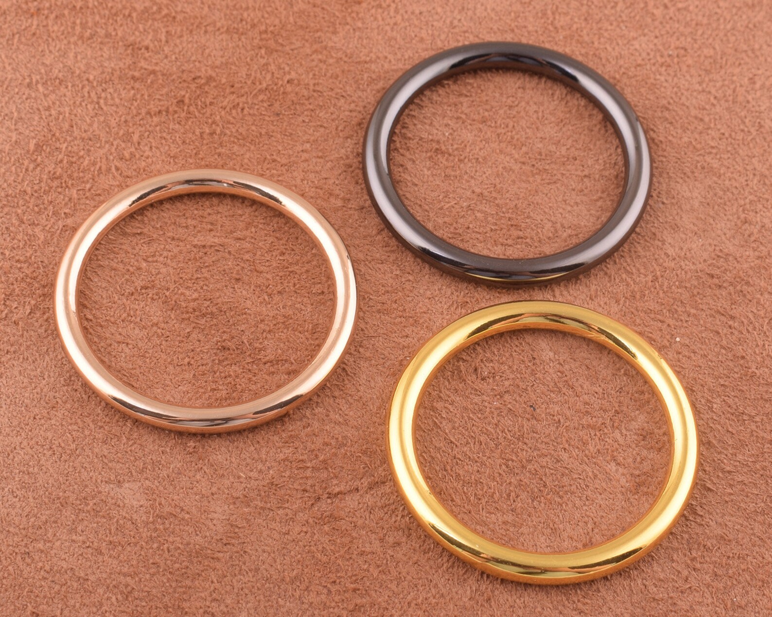 Metal O Ring 6pcs gold/light gold/silver NON welded O Buckle | Etsy