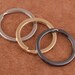 30mm Round Flat Split Ring Key Ring Hook Loop Iron Key Ring Holder Fob ...