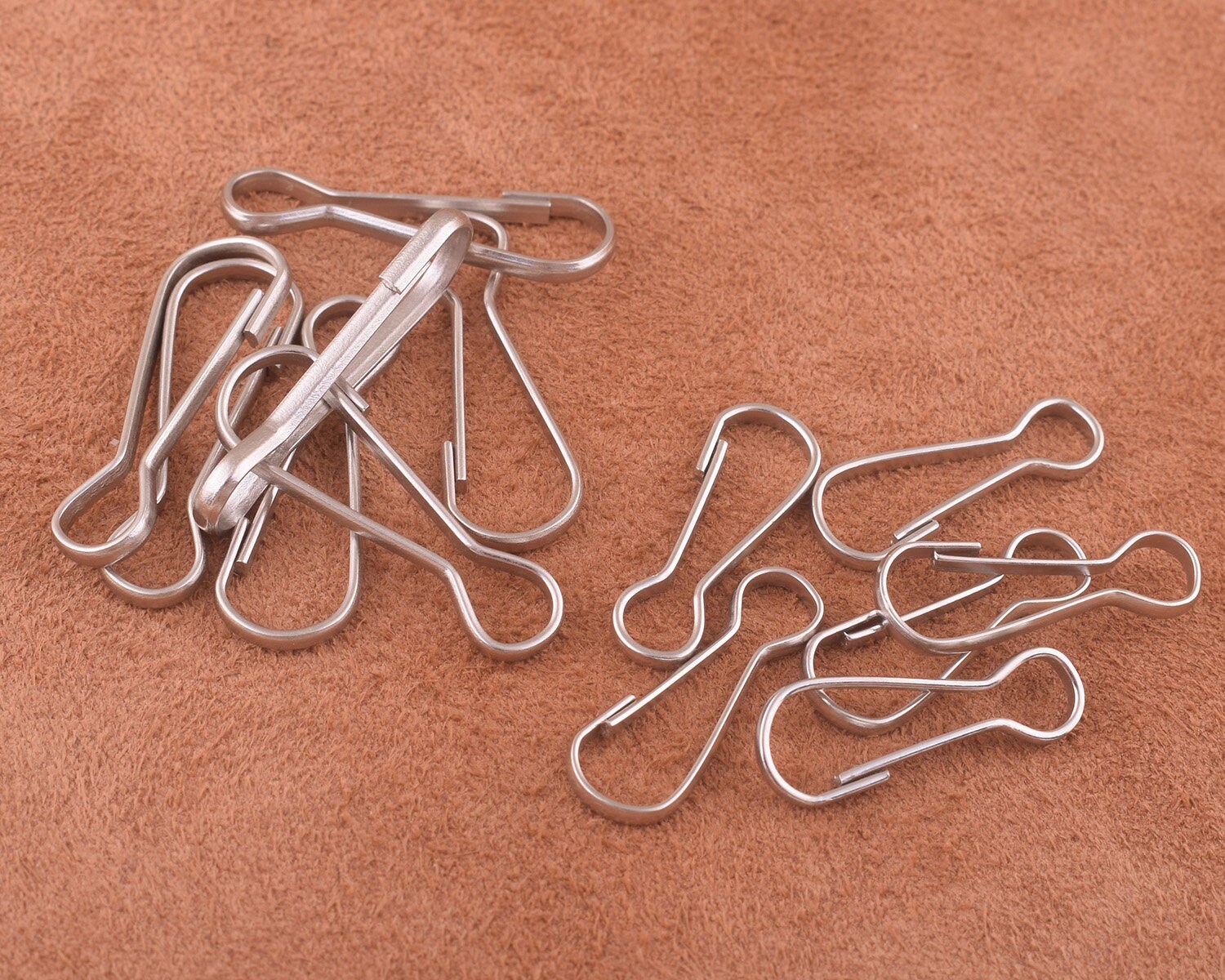 BULK Lanyard Hook Clips, Silver Tone, 32/25mm (1.25 Inch/1 Inch),zipper ...