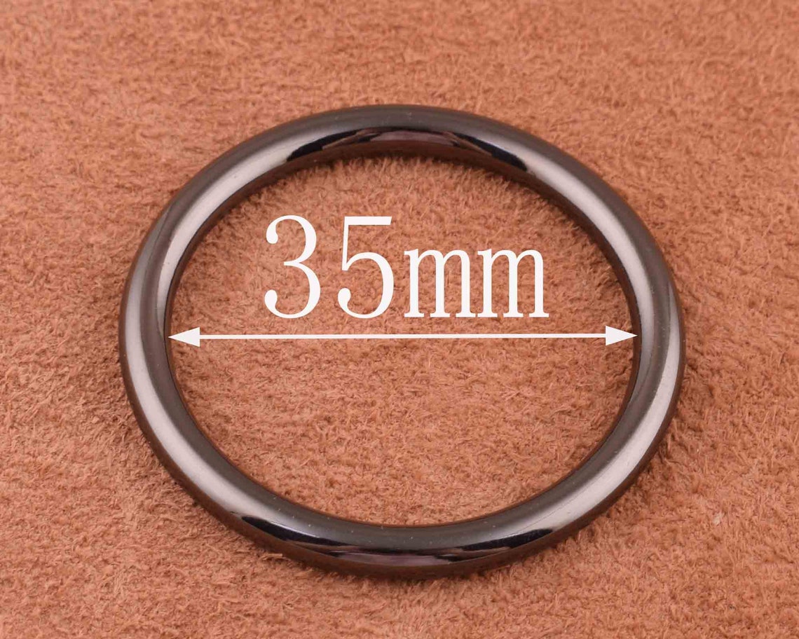 Round Ring Buckles Metal Strap O Ringsgunmetal O Ring Buckle - Etsy