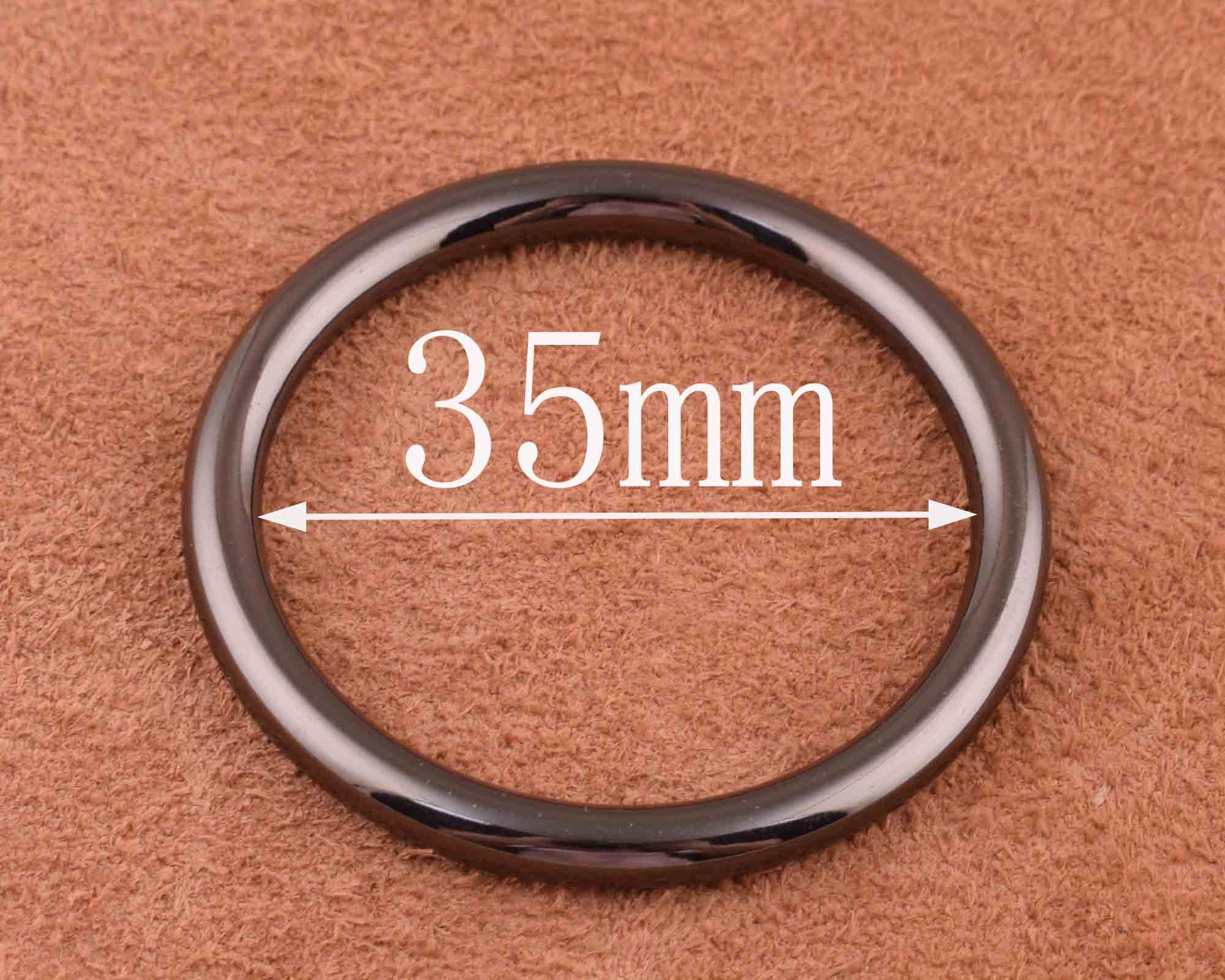 Round Ring buckles metal strap O ringsgunmetal o ring buckle | Etsy