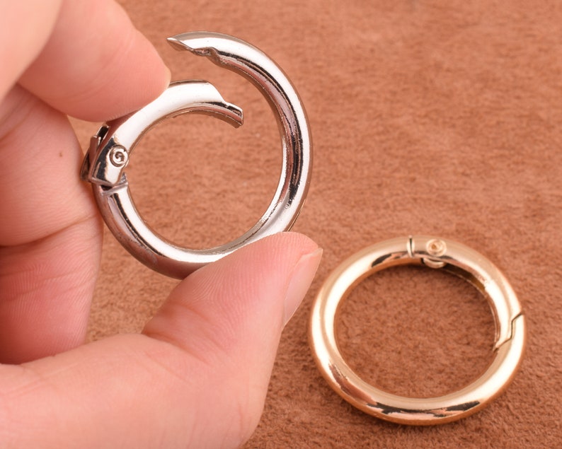 1 Inch Spring Gate Ring 25 Mm Metal O Ring Silver Spring Ring - Etsy