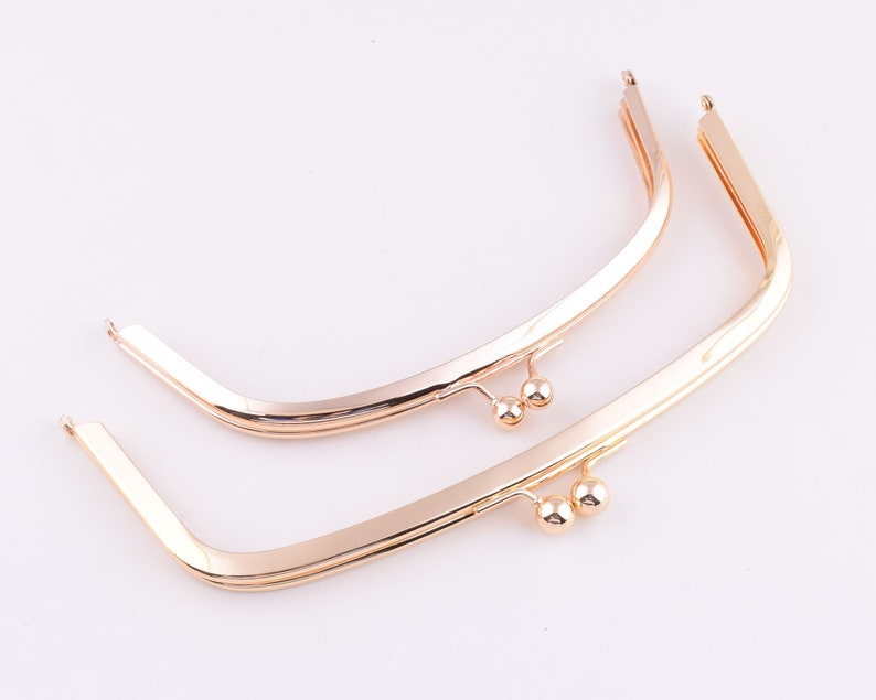 Retro Bronze Purse Frame Large Handle Purse Frame 18/22cm Metal Clutch ...
