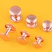 Metal Purse Rivets Double Cap Rivets Rose Gold Metal Rivets Round Metal ...