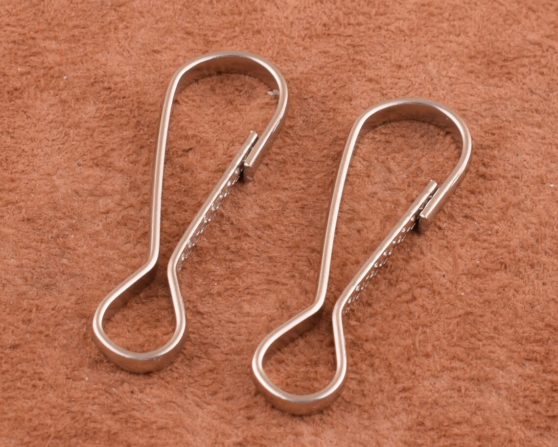 Lanyard Silver Tone Clips Lanyard Clips Iron Lanyard Snap Clip Hooks ...