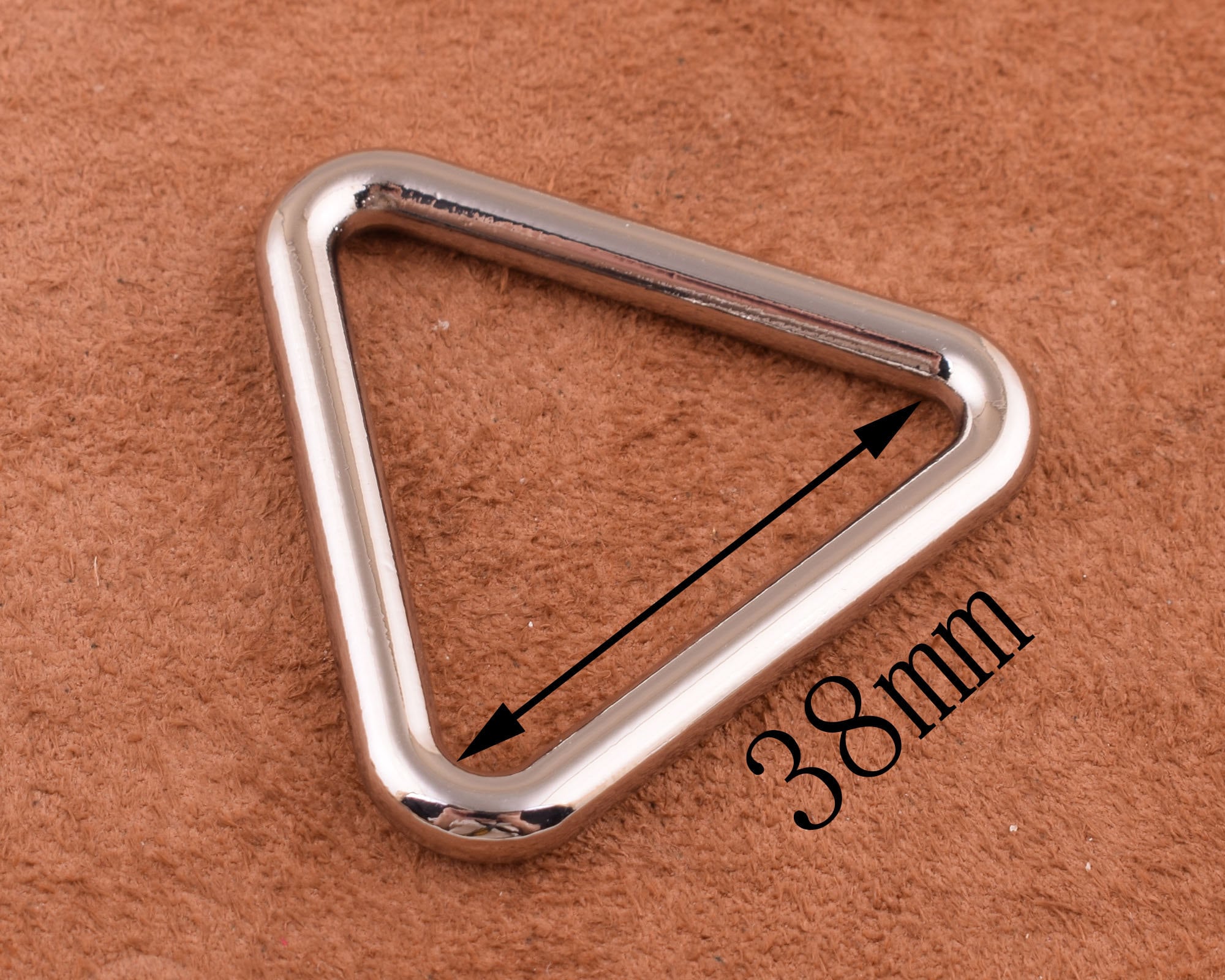 10pcs Metal Triangle Ring Welded Rings 1.5 Inch Triangle Rings - Etsy