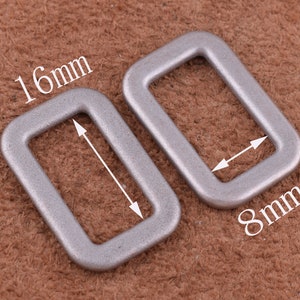 Metal Rectangle Buckle Ring Purse Strap Buckle Square Ring Loop Metal ...