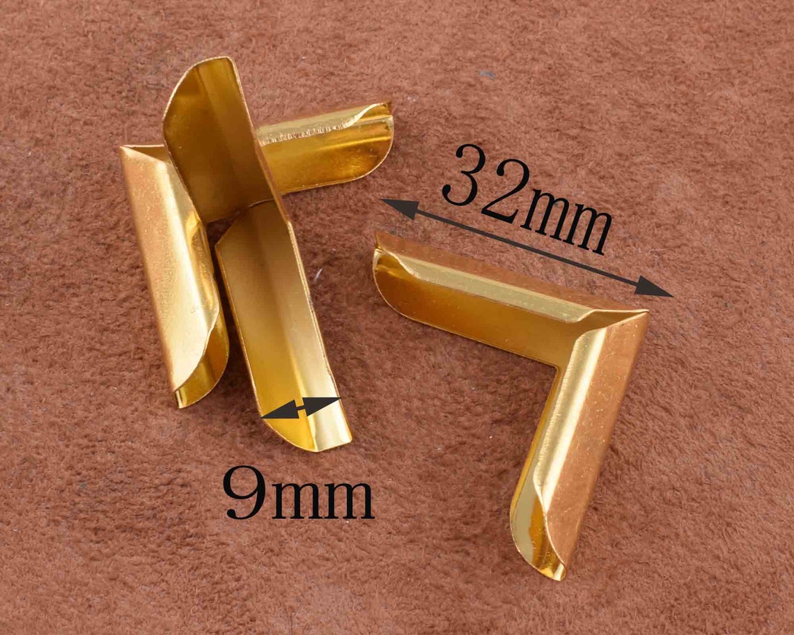 Large Gold Book Corner Bookbinding Corner Clip1.25 Inch - Etsy