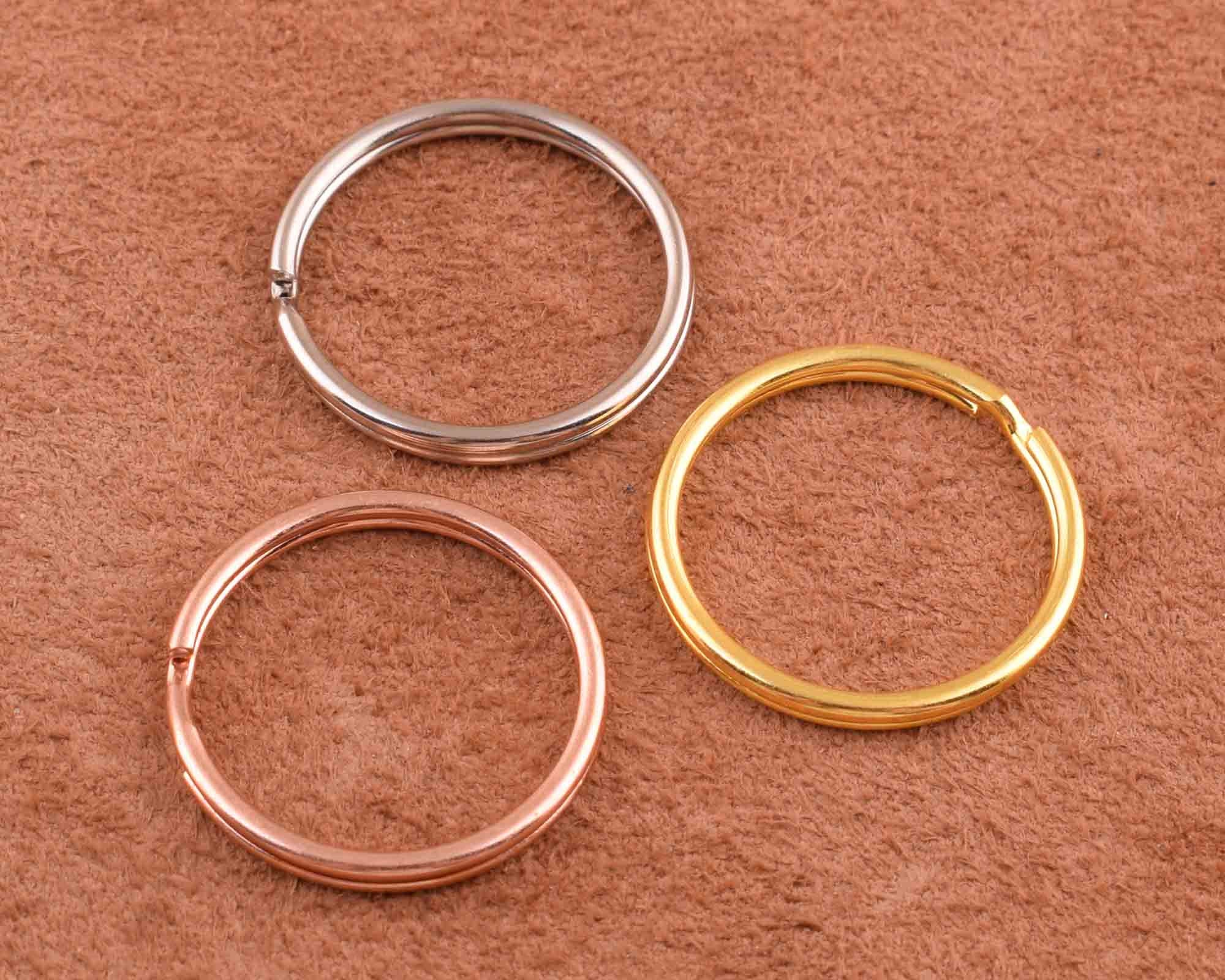 100PCS Double Split Rings25mm Key Rings1 inch Jewelry | Etsy
