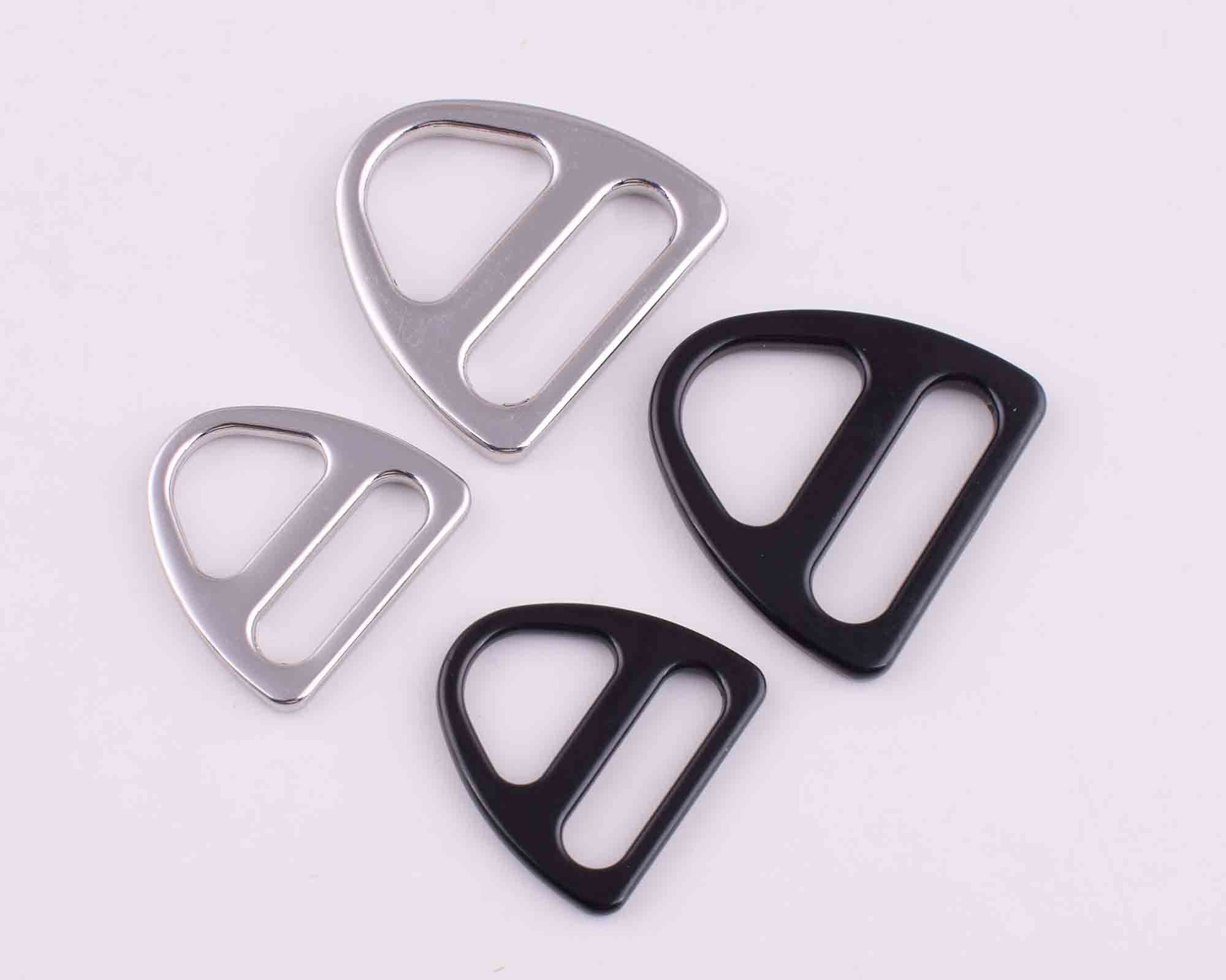 Triangle Double RingsSlot and Hole Loop Buckle20/16mm | Etsy