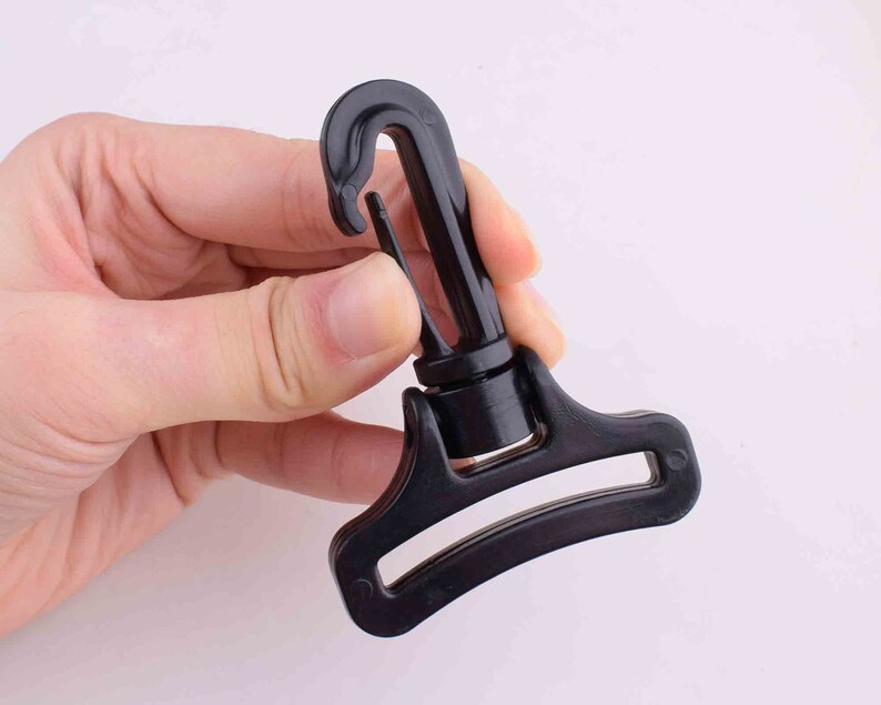 Plastic Swivel Hooks Black Plastic Swivel Clip Snap Hook - Etsy