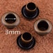 Bronze Eyelets 200pcs 3mm Mini Round Grommet Eyelets for - Etsy
