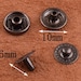 Plain Metal Snap Buttons,10mm Gunmetal Snap Buttons Spring Socket ...