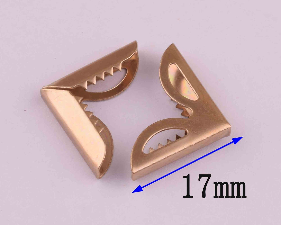 50pcs Metal Book Corners-light Gold Protect Corner Book - Etsy