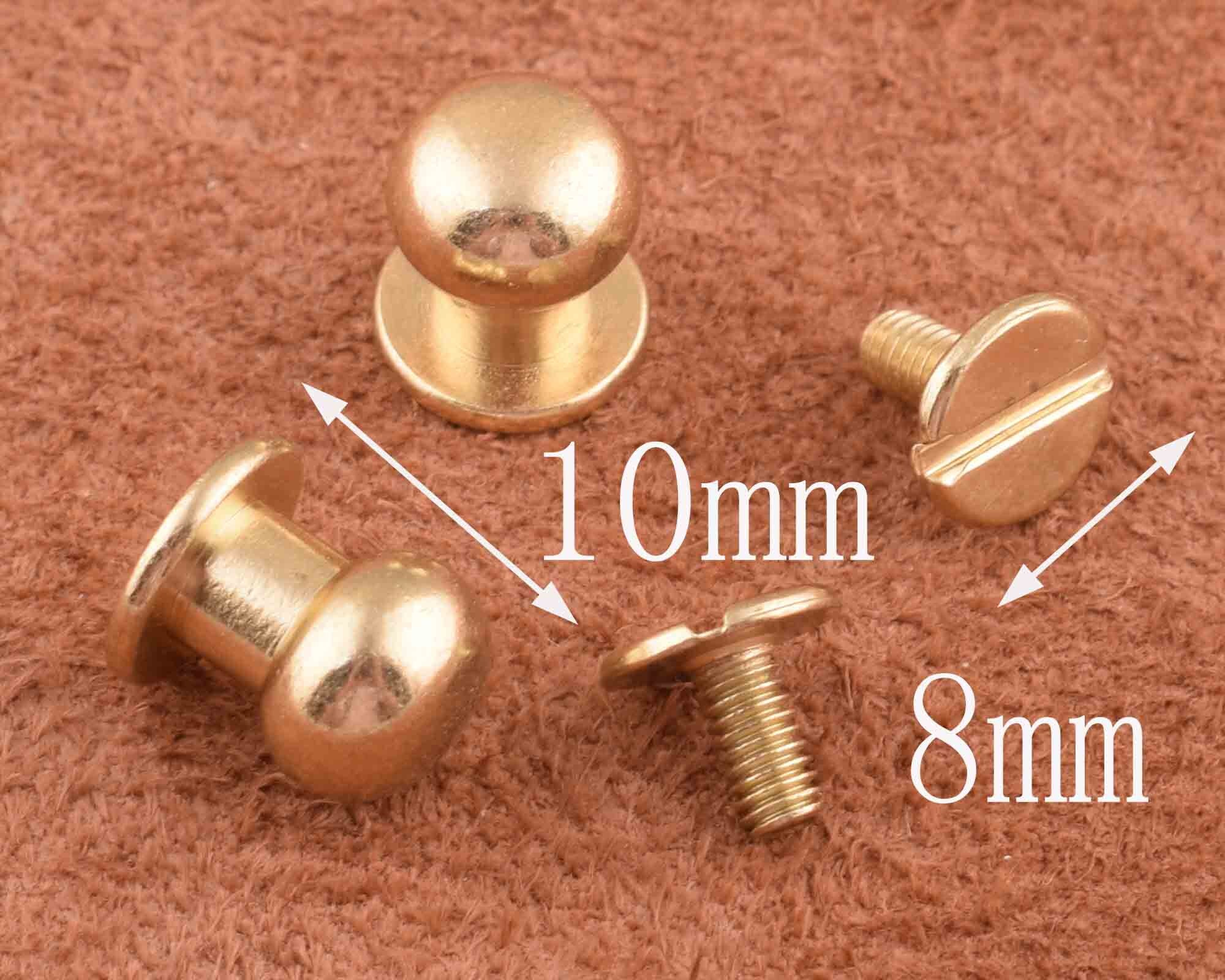 108 Mm Head Button Stud Screw Back Screw Chicago Rivet - Etsy