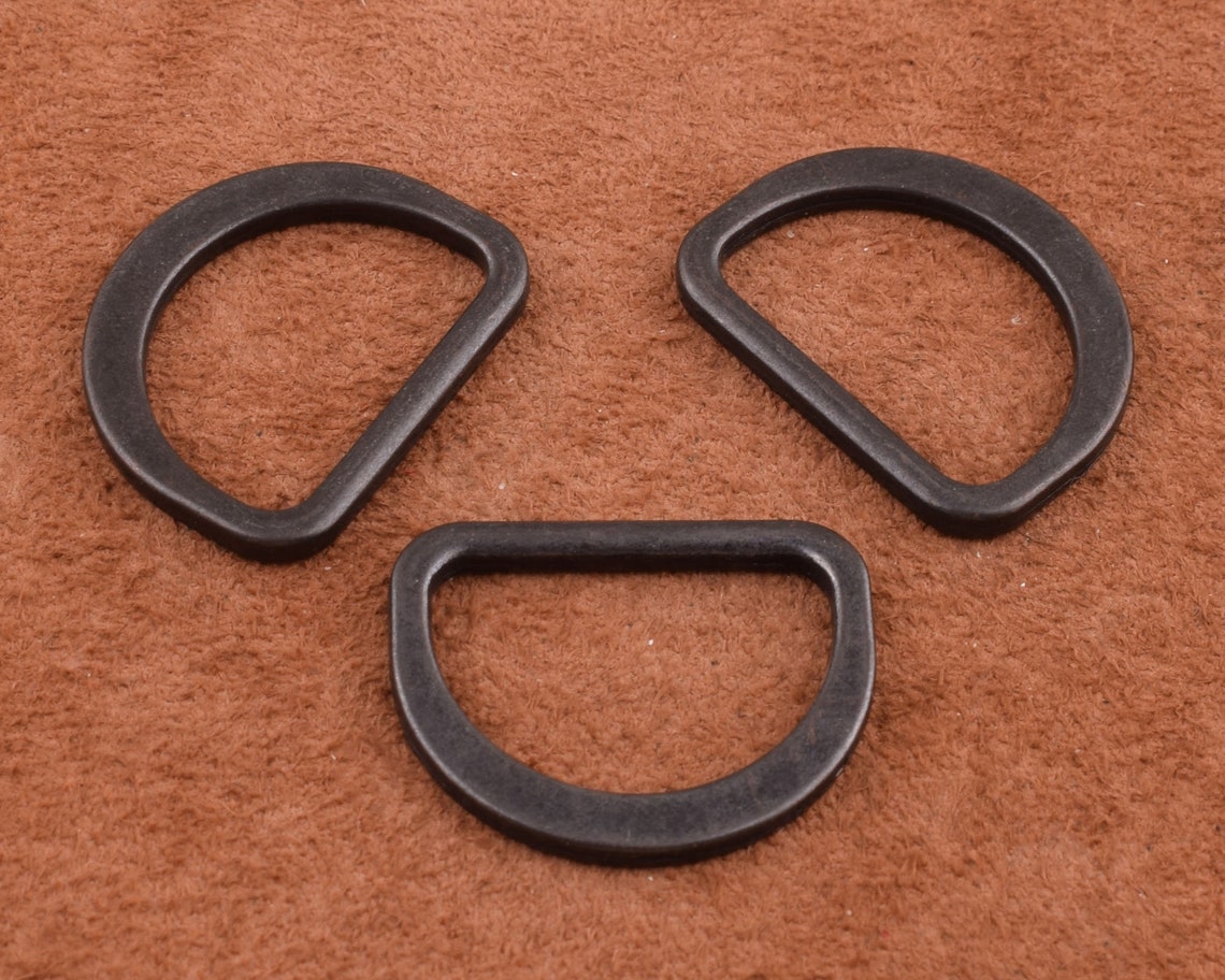 Purse Flat D Ring Matte Black D Ring Buckles Purse D Rings 1 - Etsy