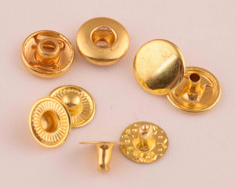 30set Snap Button Snap Fastener Press Stud Closure Buttons 12mm Snap ...