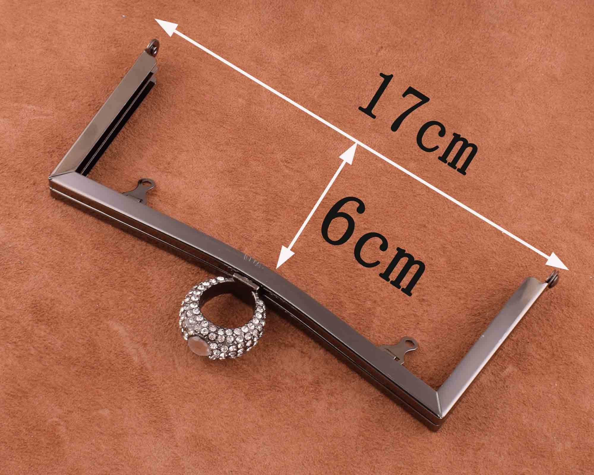 Gunmetal Purse Frame Bag Frame Clutch Frame Purse | Etsy