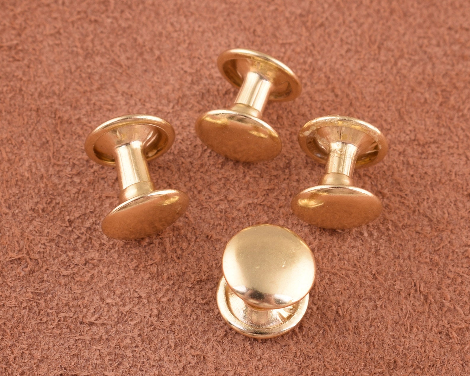 99mm Double caped Rivets 100sets light gold Rivets Metal | Etsy