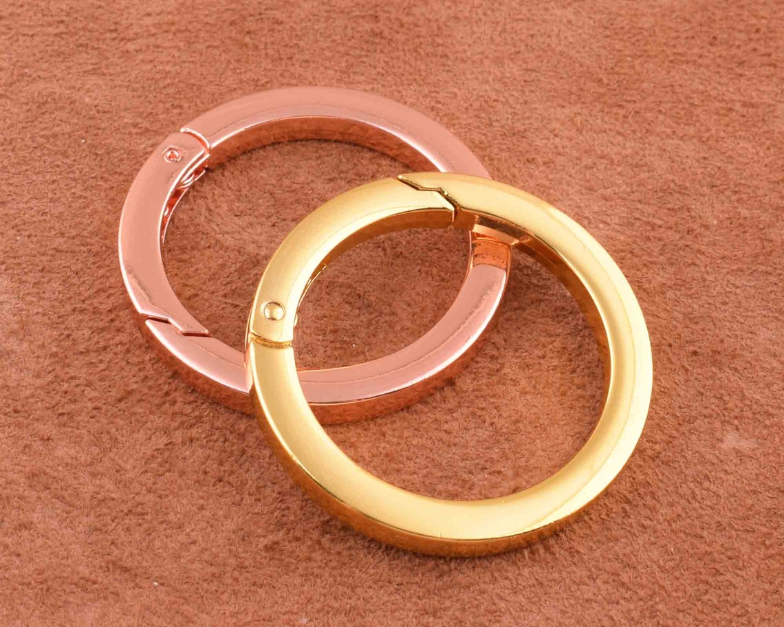 Round Ring Gate Oval Spring Snap Hooks Gate Ring 34mm Spring Buckle ...