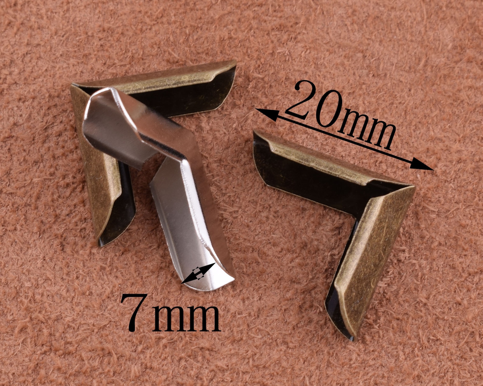 Metal Book Corners Bronze/silver Protect Corners207mm Book - Etsy