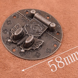 Bronze Purse Lock Twist Lock 58mm Bag Lock Metal Purse Locks Turn Lock ...