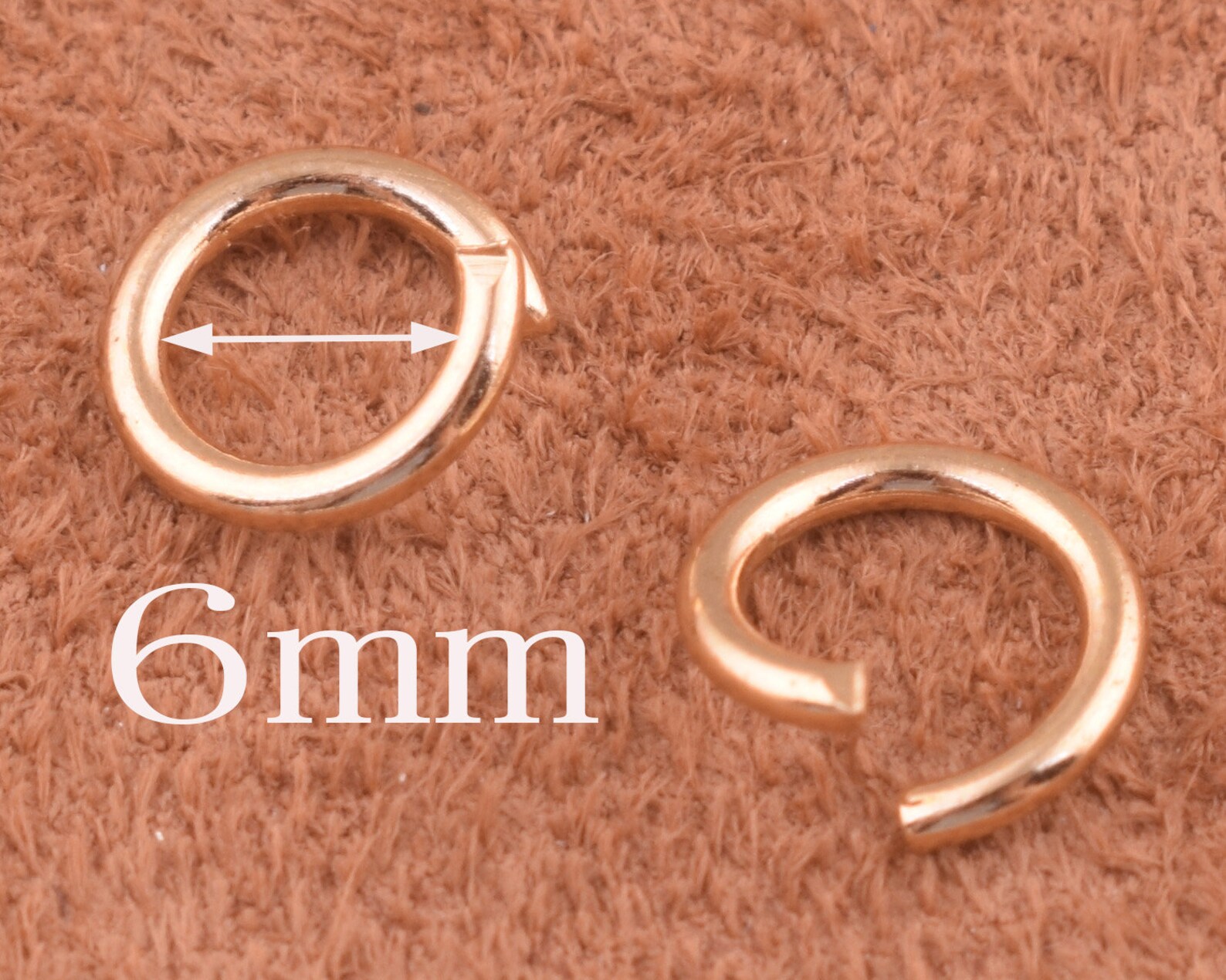 Light Gold Jump Rings Non Tarnish Jewelry Making - Etsy