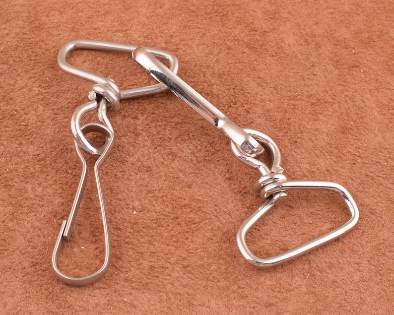 Lanyard Swivel Hook Clips Metal Spring Hooks Metal Lanyard | Etsy