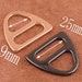 Triangle Slide Buckles Strap Buckle Adjuster Buckle 25*19mm Adjuster ...