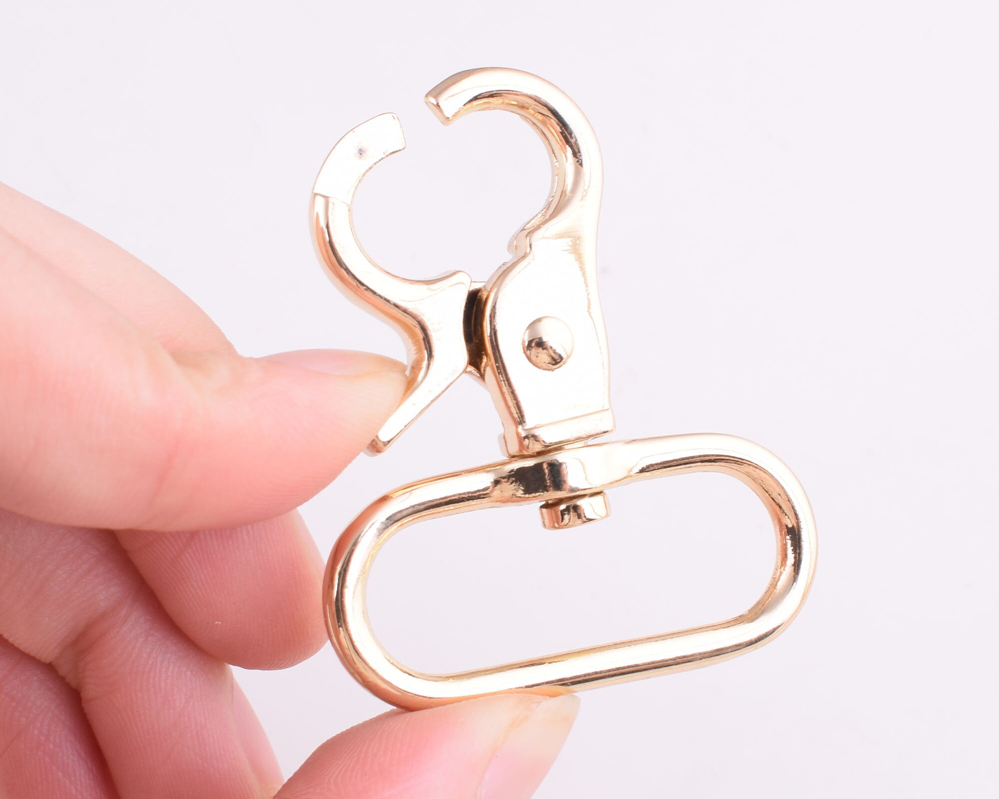 Swivel Claspslight gold Wallet Chain Clasp1.5 inch and 1.25 | Etsy