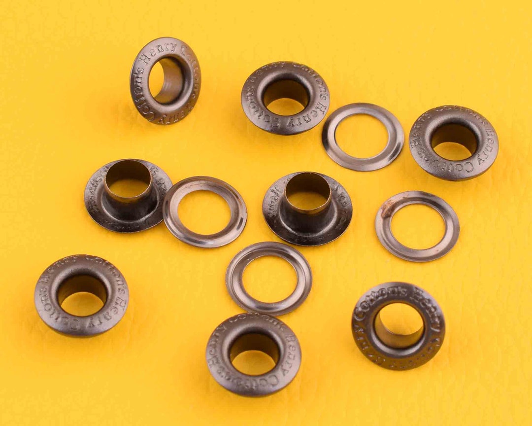 Gunmetal Eyelet Grommet With Washers 5mm Grommets Eyelets Brass Metal ...