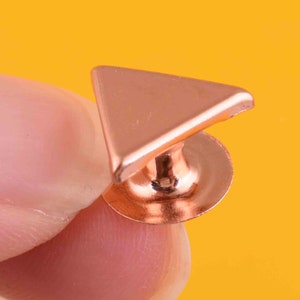 Triangular Shape Metal Rivets 100pcs Single Cap Rivet Studs,11*7mm Bag ...
