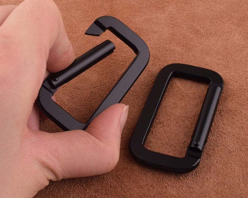 10 Pcs Large Carabiner4820mm Black Aluminum - Etsy