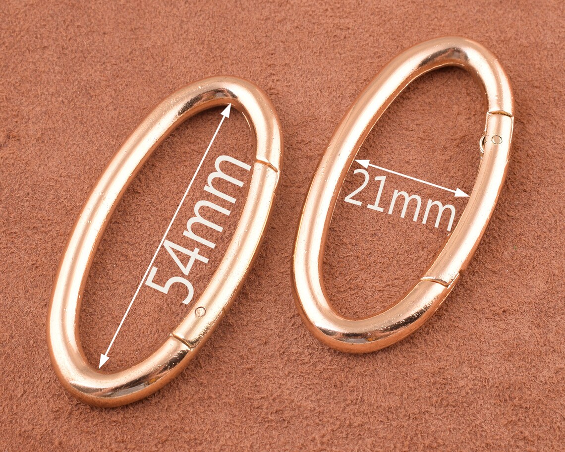 Spring Hook Black/gold/silver Push Gate Snap Hook Metal Clasp - Etsy