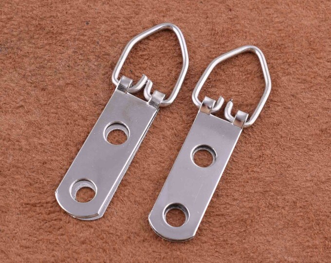 Set of Sewn-on Fasteners for Bag Made of Genuine Leather. Belt Clip ...