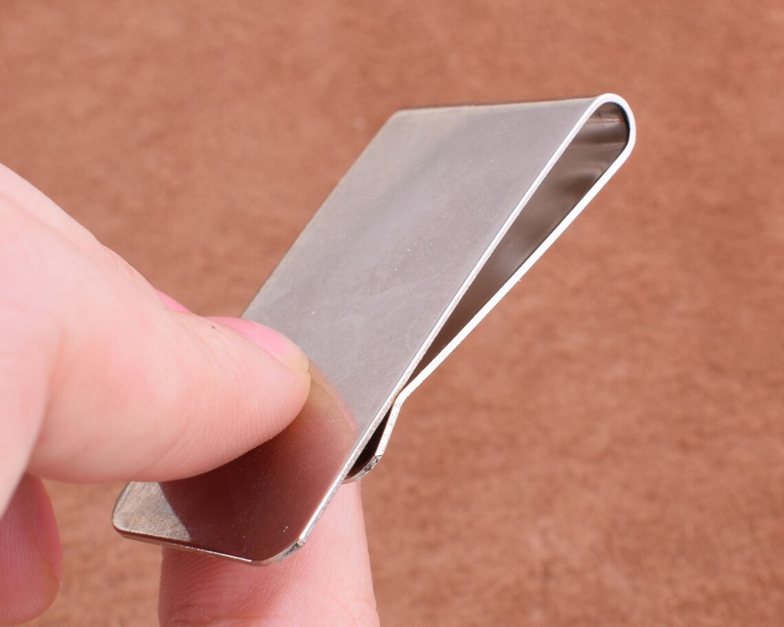 5 Pcs Money Clips Stainless Steel Stamping Blanks,50*25mm Money Clips ...