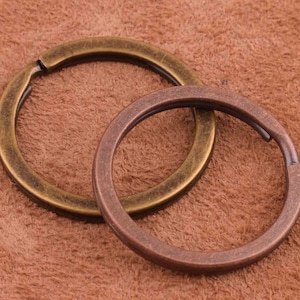 Split Key Rings-keychain Split Rings-28/30mm Thicken Key Clasp,jump ...