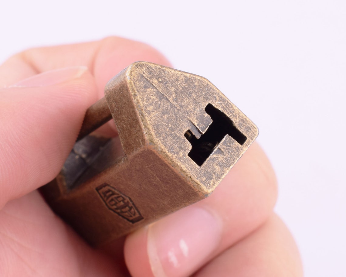 Old Style Vintage Useful Chinese Padlock Lock and Key4319mm - Etsy