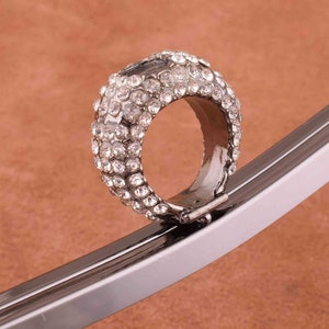 Retro Gunmetal Metal Purse Frame/handle Purse Frame 17.57cm,purse ...