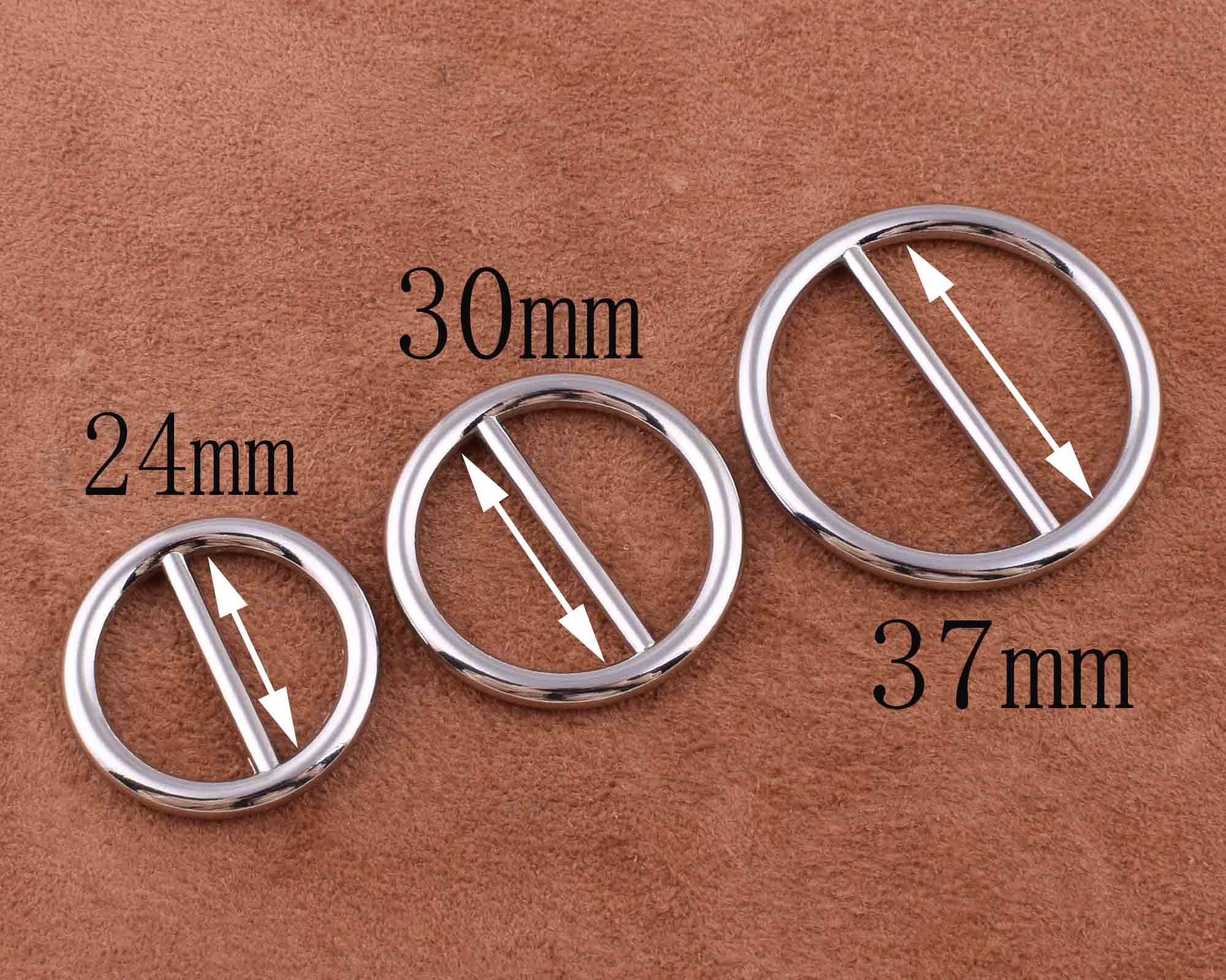 Metal Round Buckle Wedding Button Adjustable Buckle24-37mm | Etsy