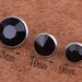 Glass Rhinestone Rivets Leather Rapid Rivets Black Double Cap Rivets 9 ...