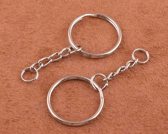 Silver Split Rings 5525mm Split Ringsdouble Jump Rings Jump - Etsy