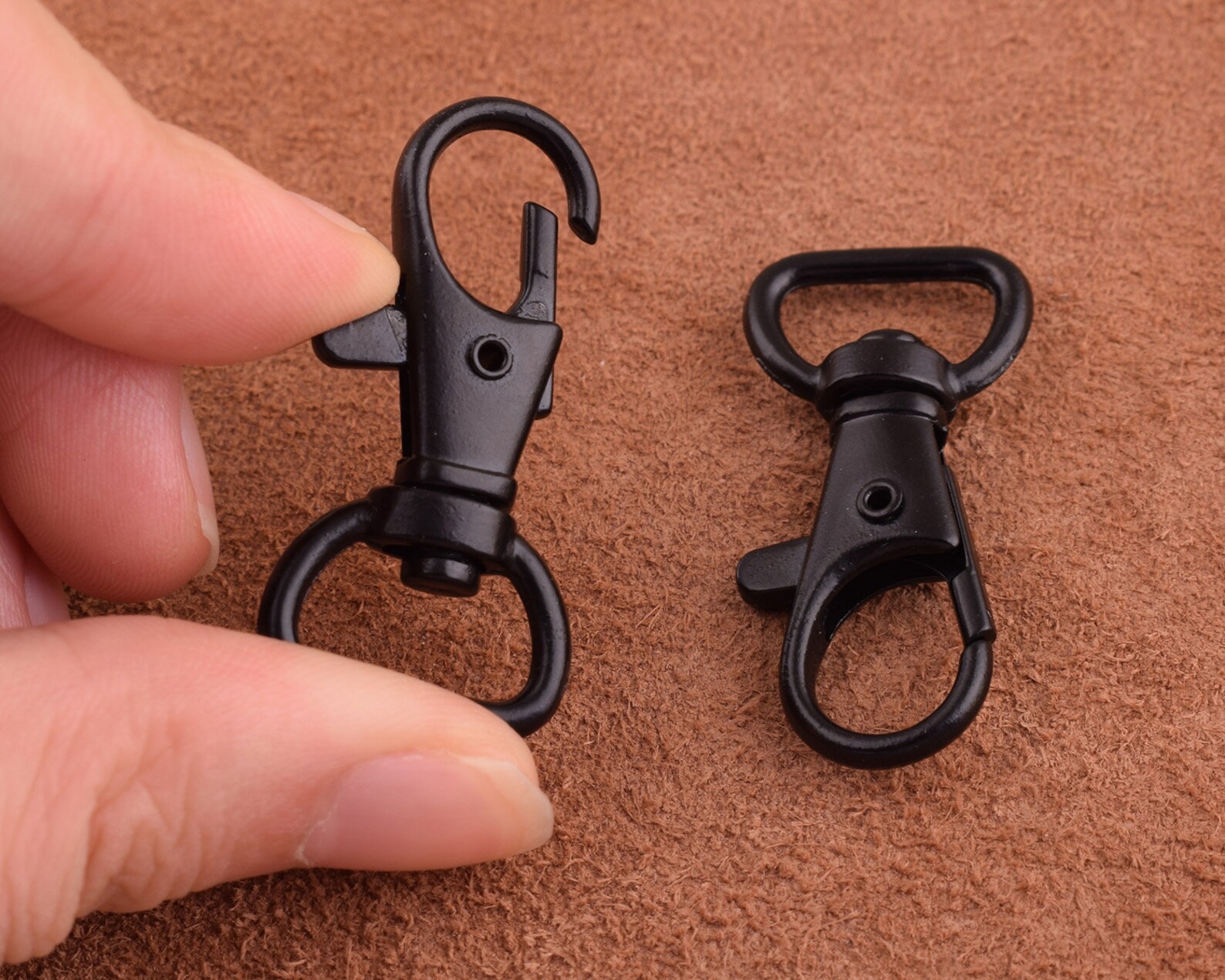 10pcs / 50pcs Wholesale black Swivel Clip Lobster Claw Key | Etsy