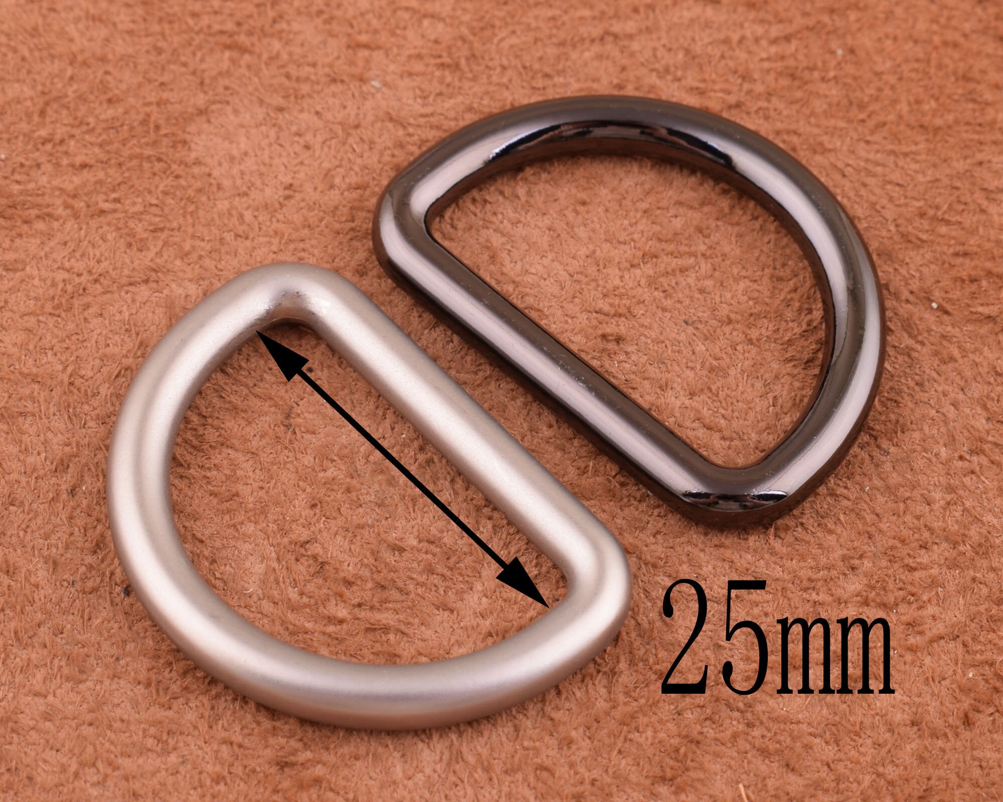 Metal purse d ring zinc alloy material round style design D | Etsy