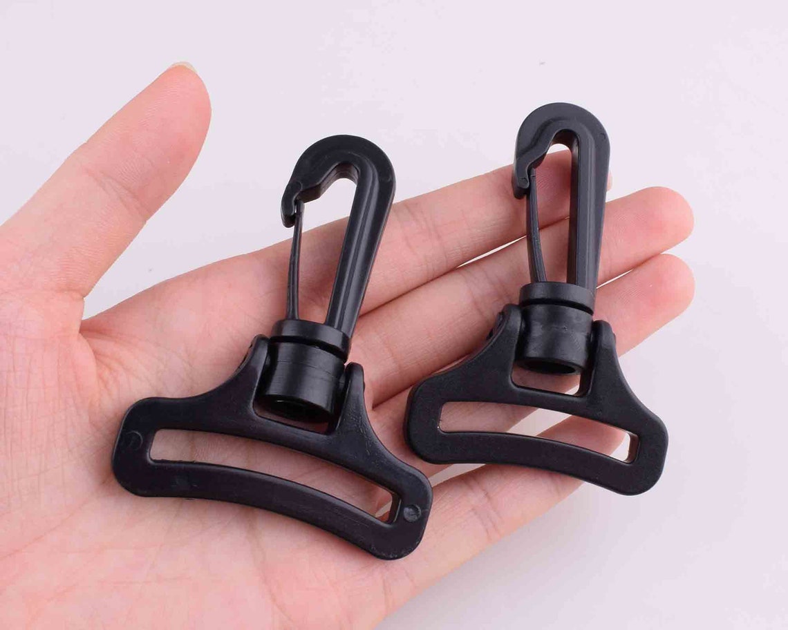 Plastic Swivel Hooks black Plastic Swivel Clip Snap Hook | Etsy