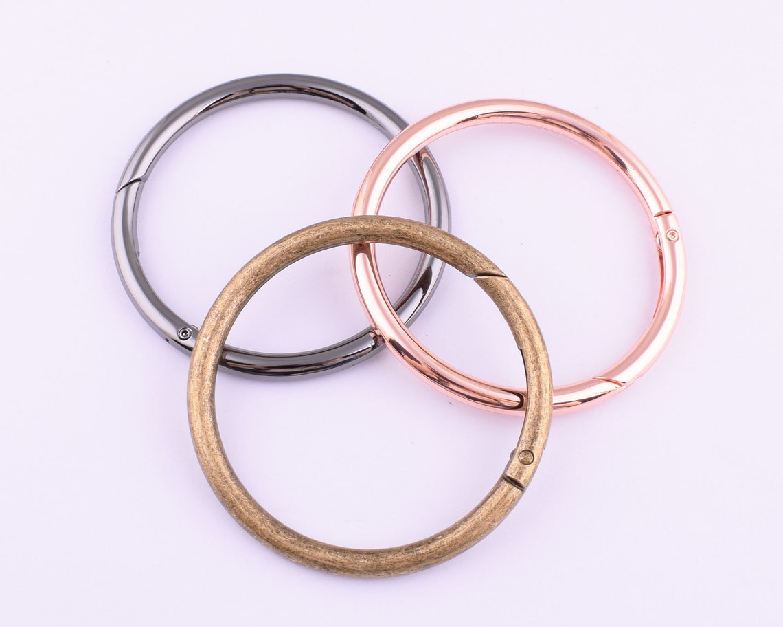 Spring Gate Ring Metal O Ring Spring Ring Clasp Push Gate Snap | Etsy